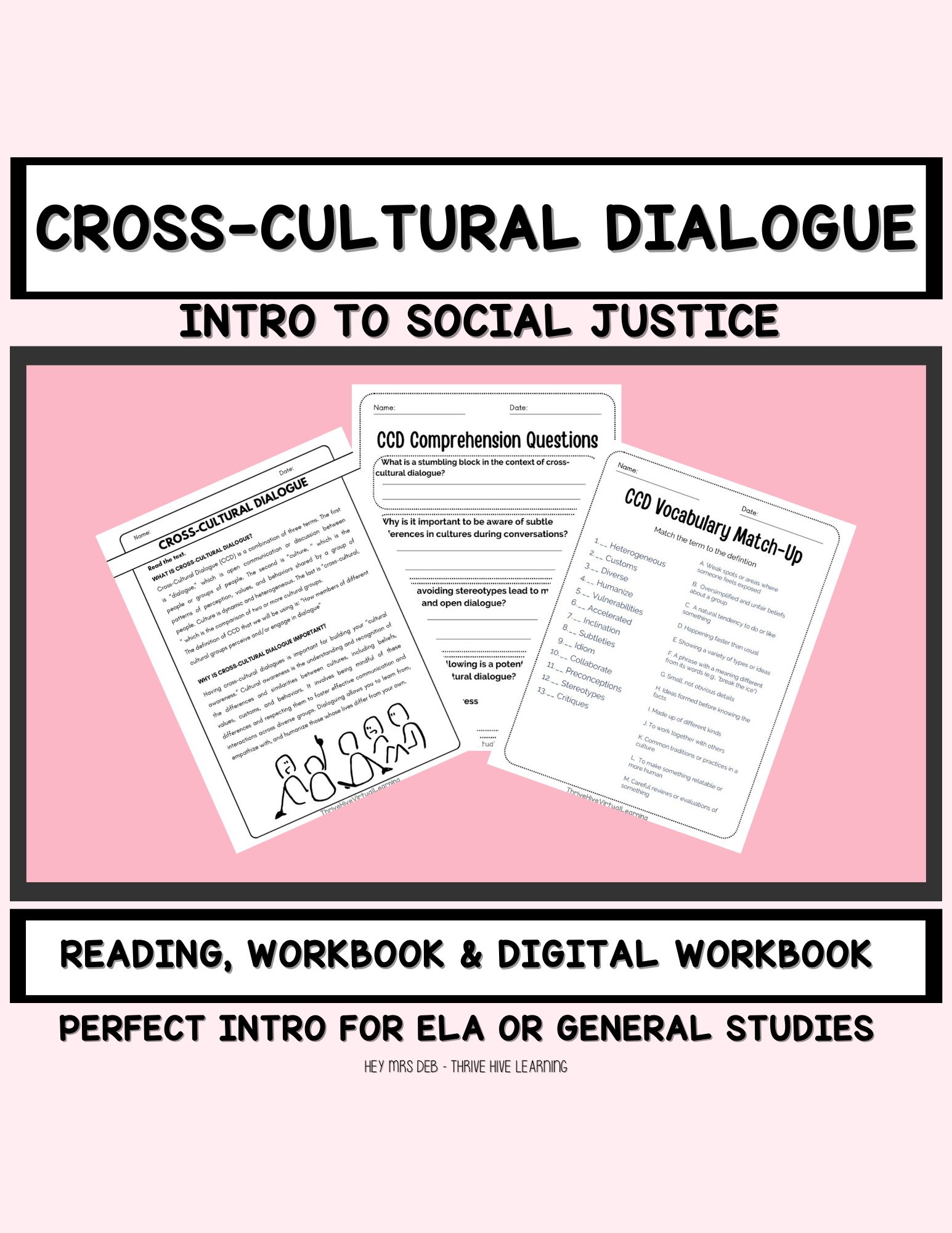 Teaching Cross-Cultural Dialogue & Social Justice: A No-Prep Solution ...